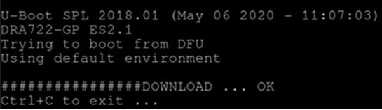 AM5708: DFU u-boot into eMMC but can not boot up normally - Processors forum - Processors - TI ...