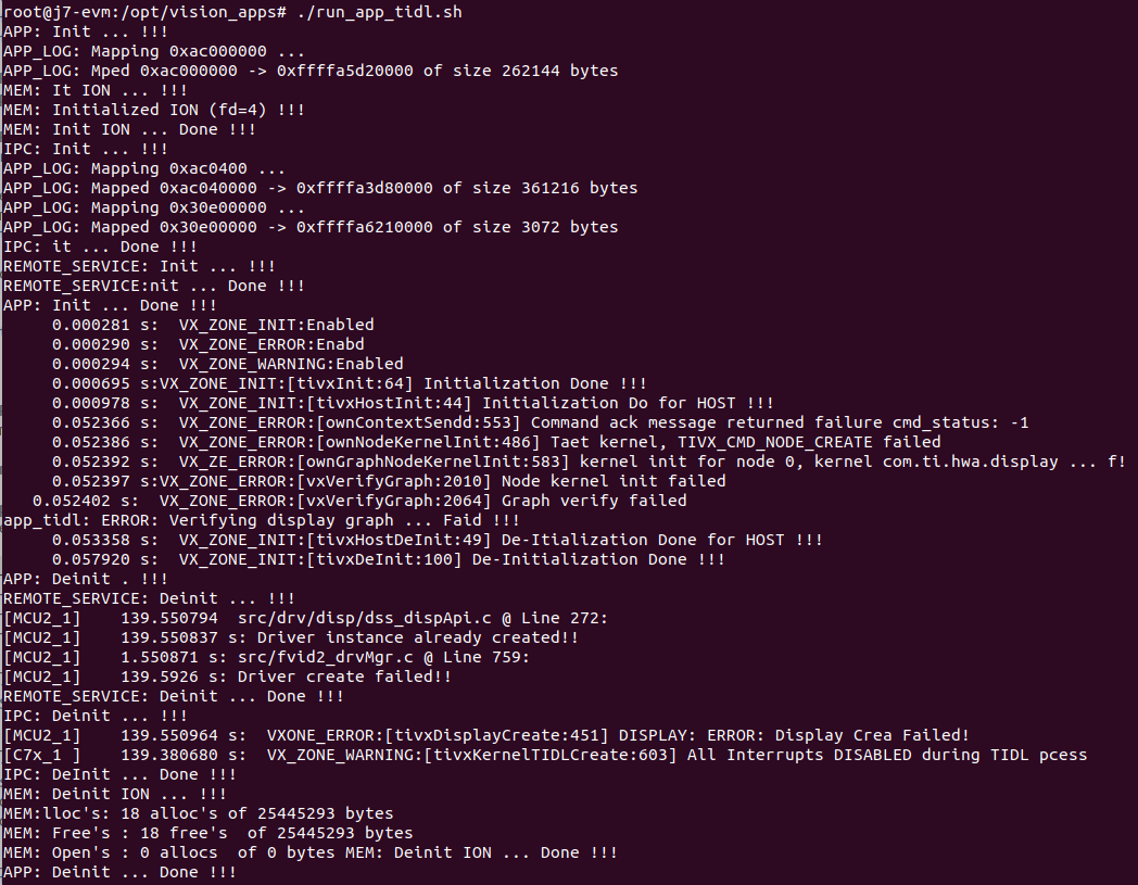 TDA4VMXEVM: Display issue while launching demo with Vision Apps - Processors forum - Processors ...