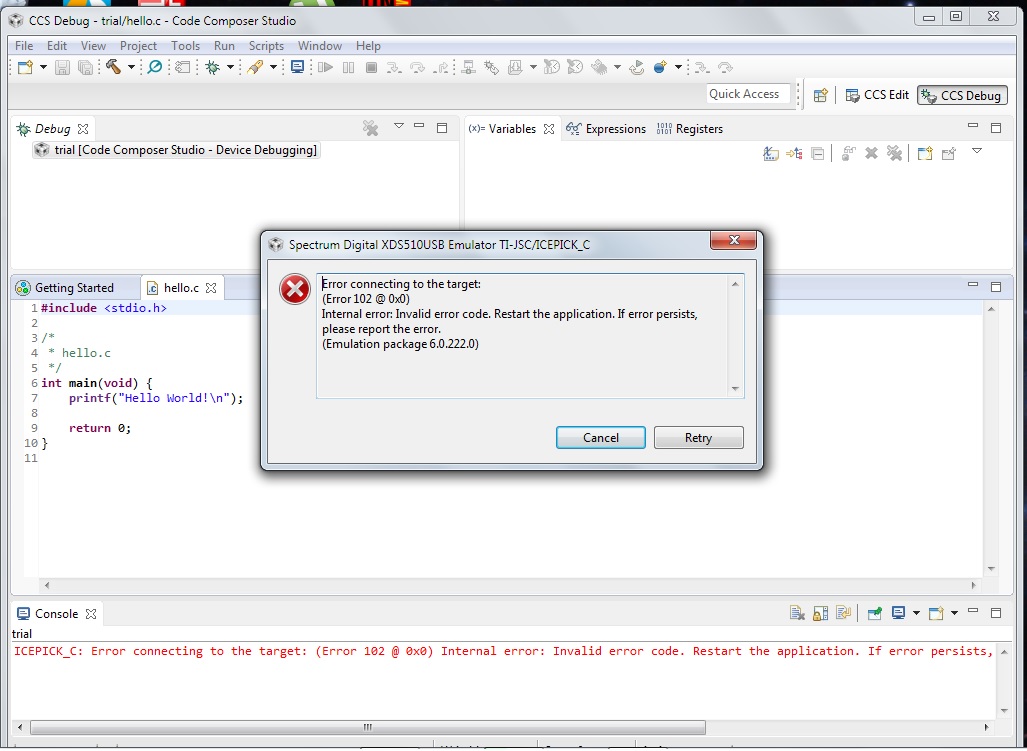 Cannot connect to C674XP and ARM9 of OMAP L137 - Processors forum - Processors - TI E2E support ...