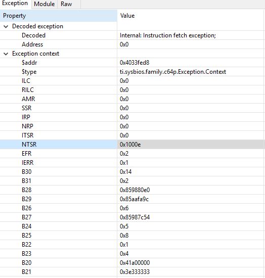Rtos Sysbios Aborted After Biosstart Processors Forum Processors Ti E2e Support Forums 