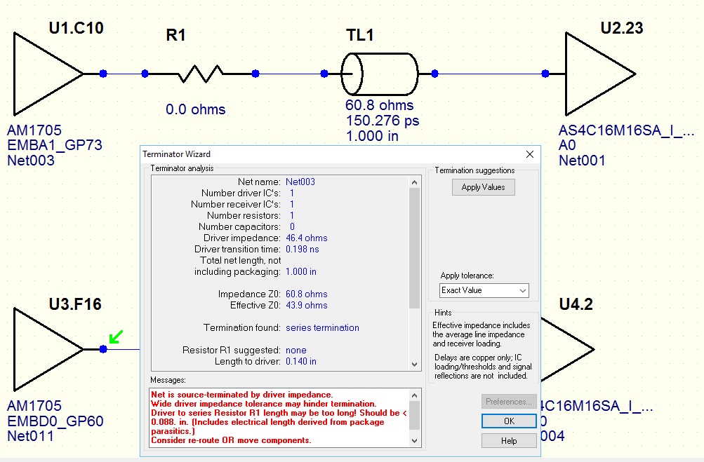 AM1705 EMIFB drivers output impedance and IBIS model - Processors forum ...