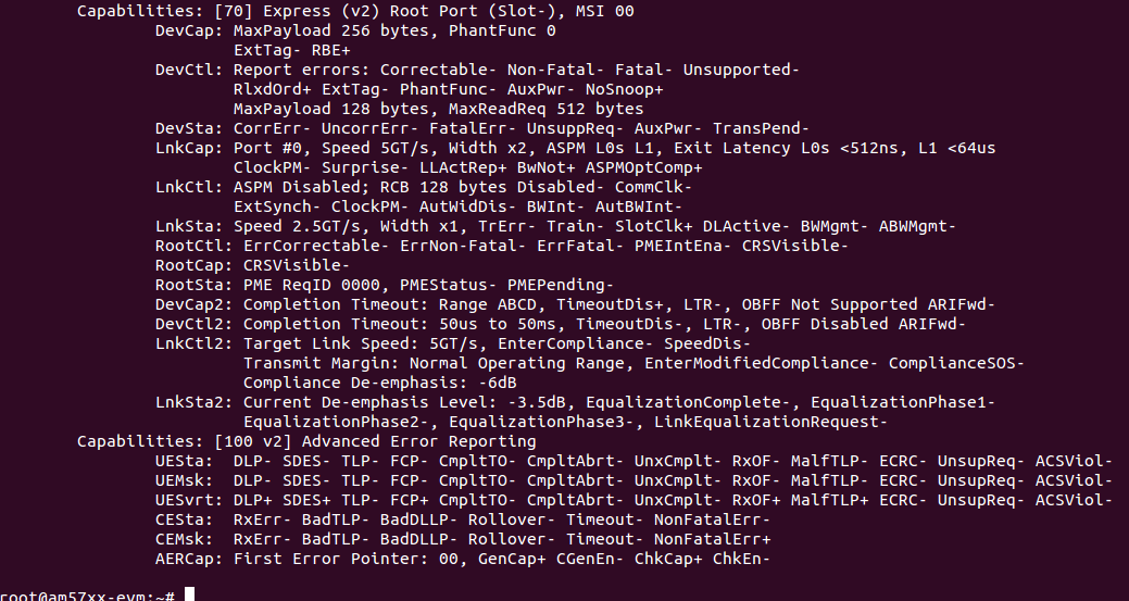 AM5728: why reading the device VID, pci_bus_read_config_dword(bus, devfn, PCI_VENDOR_ID, l ...