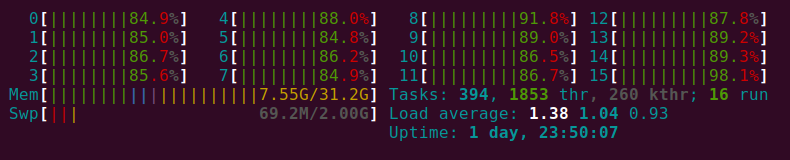 TDA4VM: SDK 9.0: make vision_apps -j$(nproc) does not use all CPU - Processors forum ...