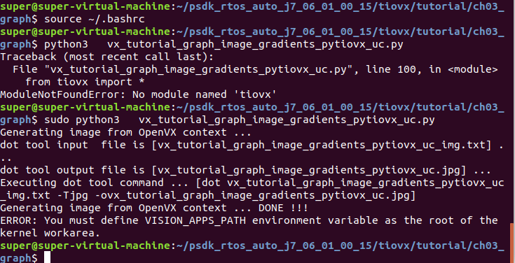 Compiler: ModuleNotFoundError: No module named 'tiovx' - Processors forum - Processors - TI E2E ...