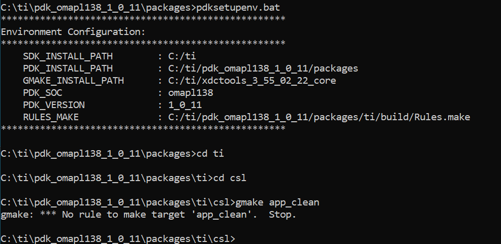 Tms320c6748 Not Able To Load Csl Fl Examples Processors Forum Processors Ti E2e Support