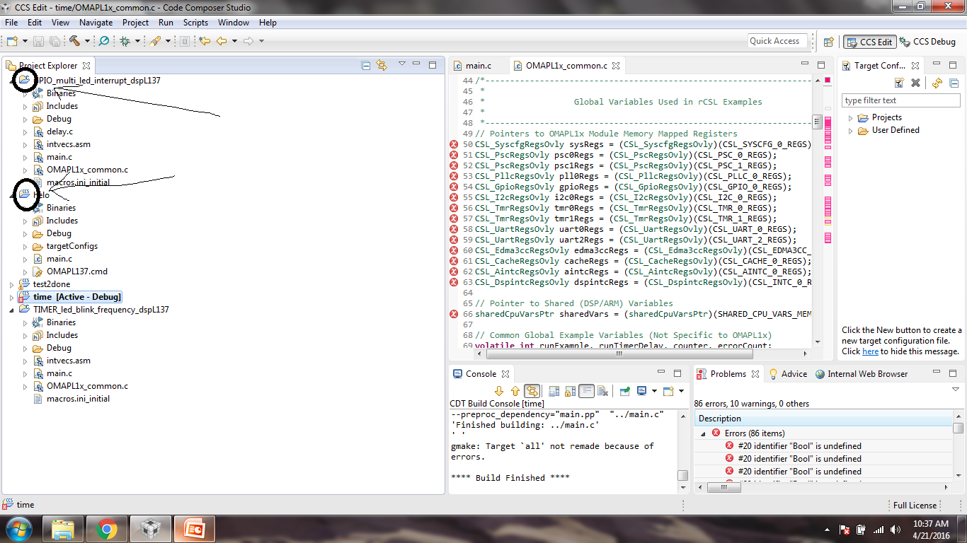 Doubt On C And Ccs Project Processors Forum Processors Ti E2e Support Forums