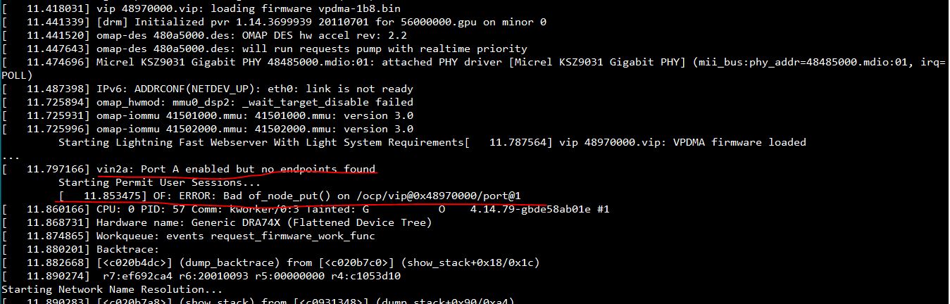 Linux/AM5728: Camera sensor issue - Processors forum - Processors - TI E2E support forums