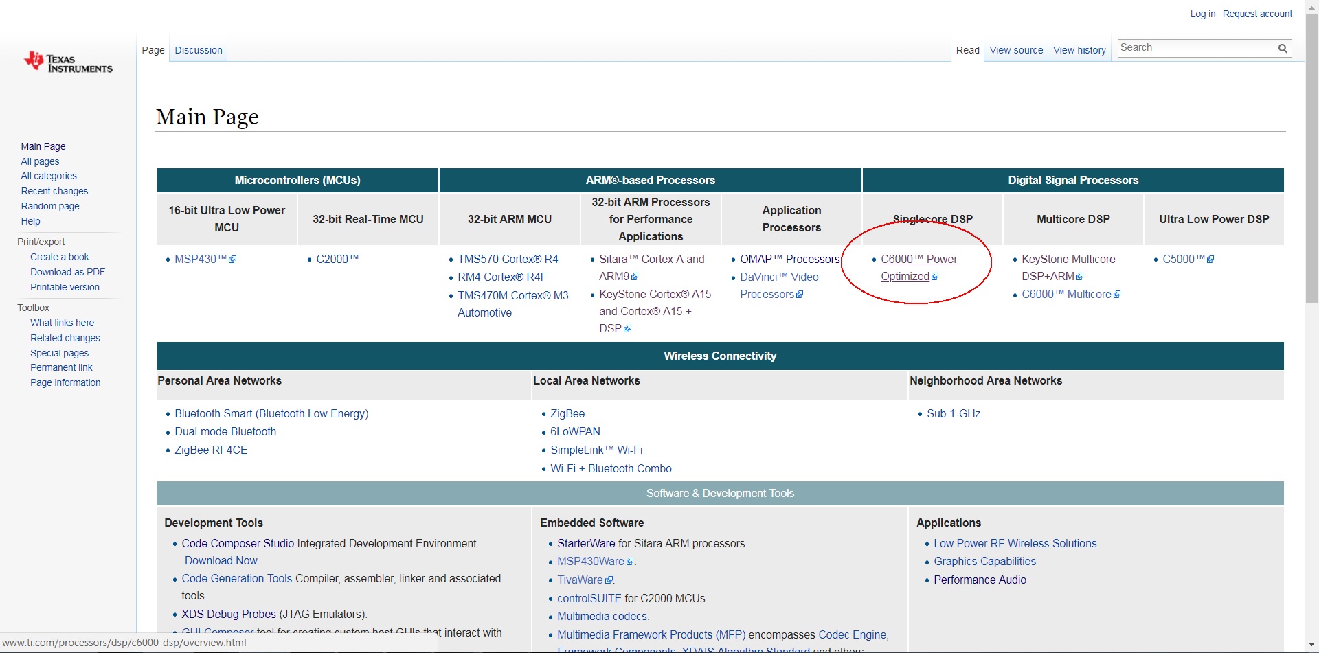 TMS320C6748: wiki page changed - Processors forum - Processors - TI E2E ...