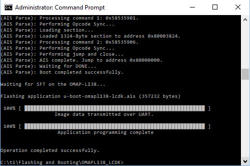 TMDSLCDK138: Flashing and booting onto OMAPL138 LCDK - Processors forum - Processors - TI E2E ...