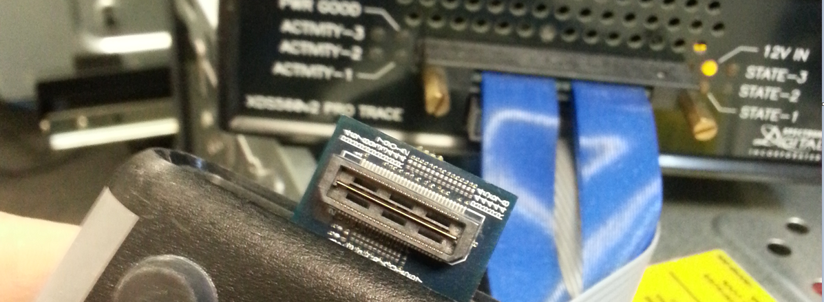 EVMK2H: EVMK2H connections adapter to JTAG emulator XDS560V2 ...