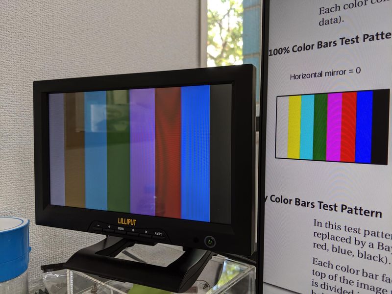 TDA2PXEVM: Strong colored patches appears on white pixels in the YUV ...