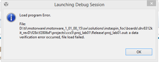 load program error ccs v6 - Code Composer Studio forum - Code Composer Studio™︎ - TI E2E support ...
