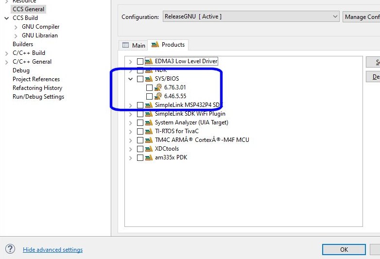 CCS/PROCESSOR-SDK-AM335X: Still... Where is SYS_BIOS_PATH or BIOS_CG_ROOT set?? - Code Composer ...