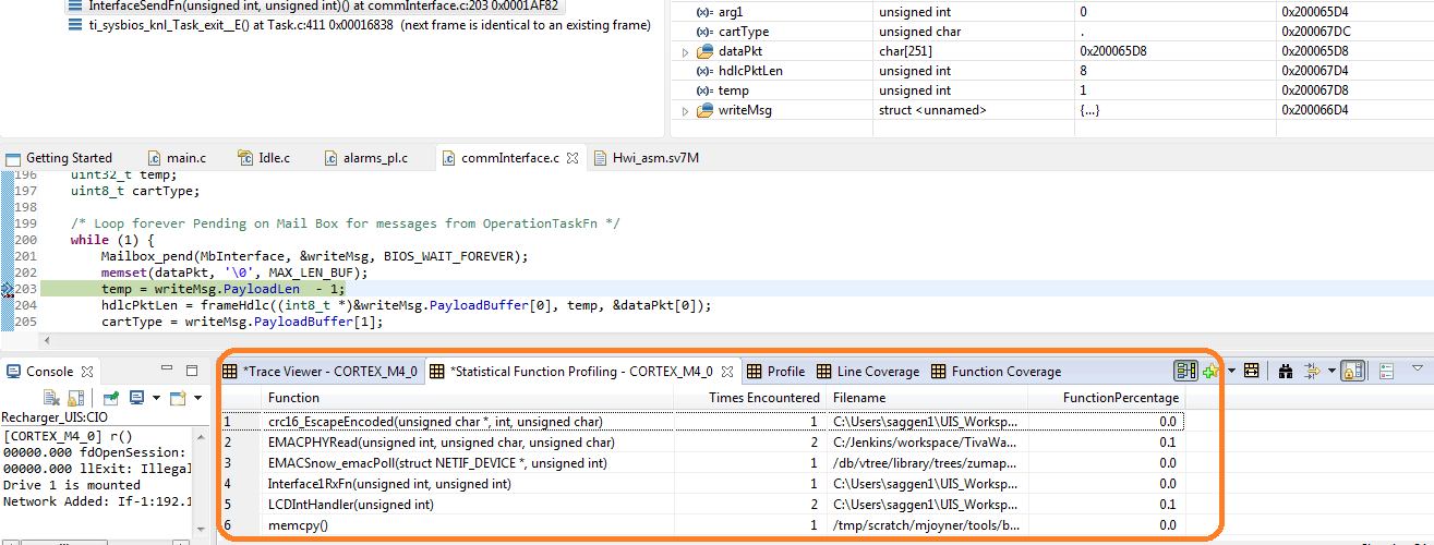 Hardware Analyzer Feature With Xds 200 Debug Probe Code Composer