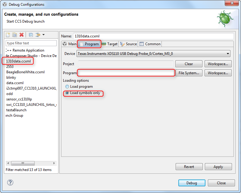CCS/LAUNCHXL-CC1310: How do I stop CCS7.1 from automatically reflashing if the Build/project.out ...