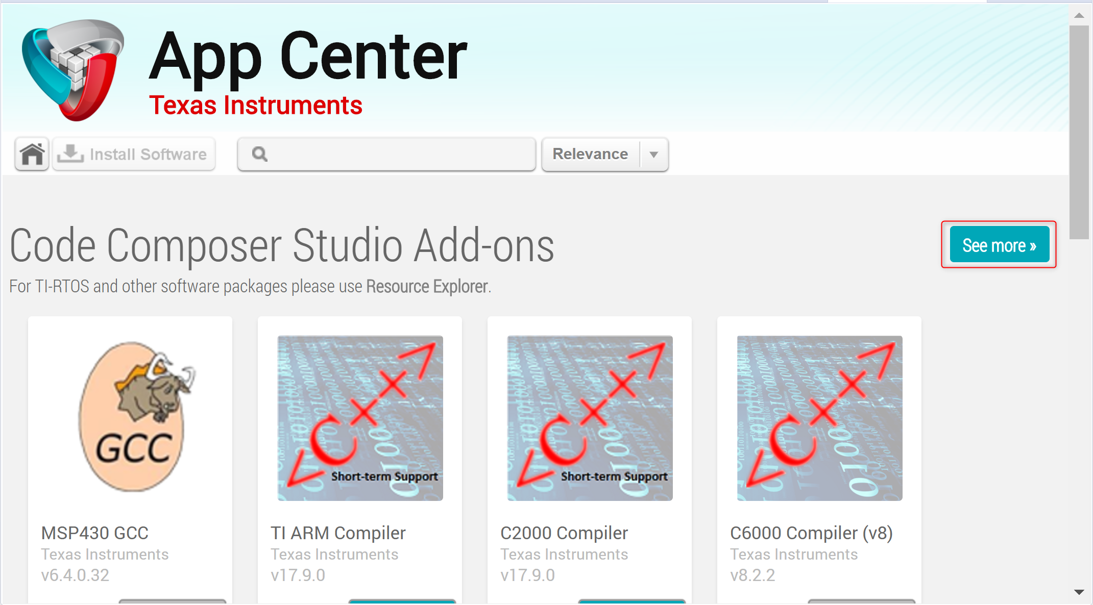 CCS: Missing C6000 toolchain - Code Composer Studio forum - Code Composer Studio™︎ - TI E2E ...