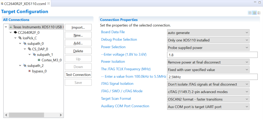 CCS/CC2640R2F: Cannot connect to CCS using XDS110 - Code Composer Studio forum - Code Composer ...