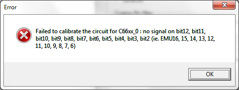 XDS560 V2 Pro Trace, Failed to calibrate the circuit for C66xx_0 - Code ...