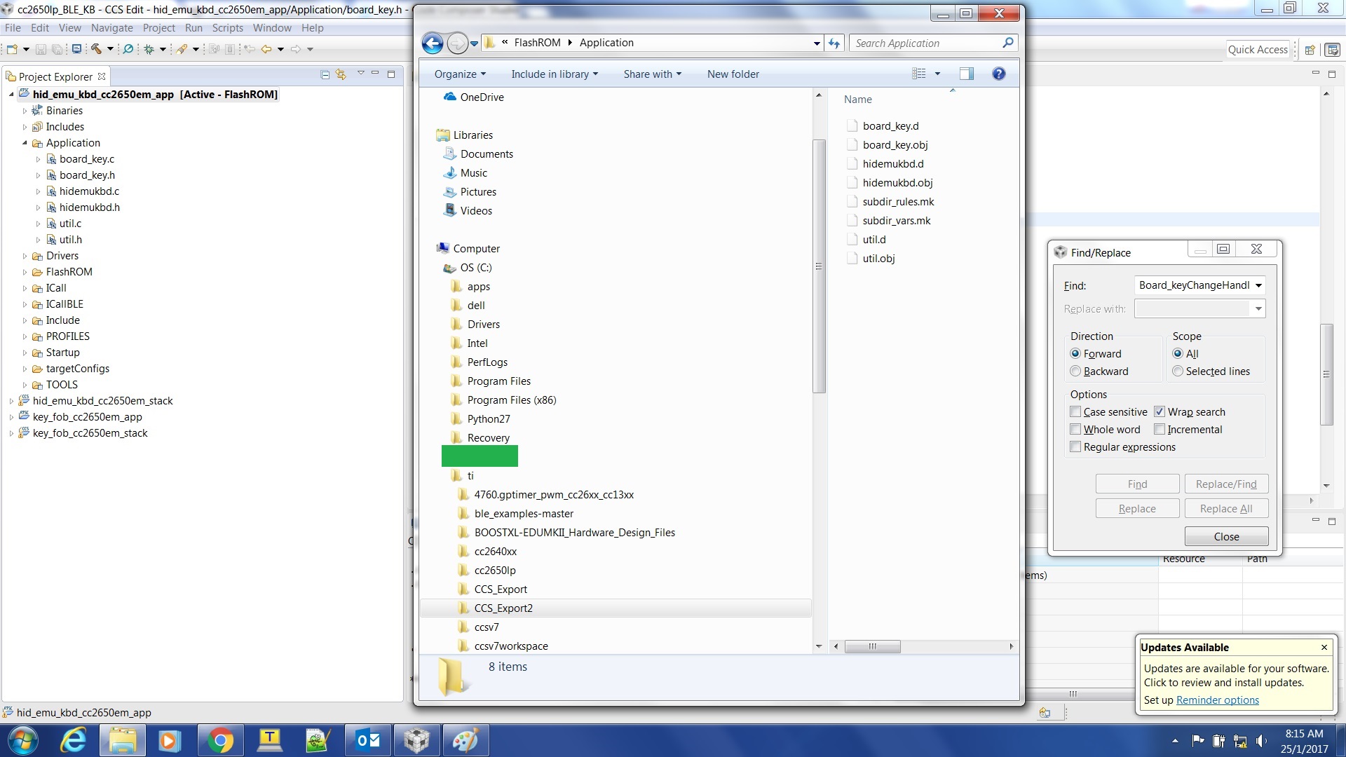 CCS: Imported CCS Project does not have the code changes I made - Code ...