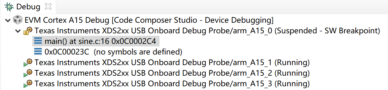 CCS/66AK2E05: selected processor does not support `fmxr FPEXC,r0' in ARM mode startup_ARMCA15.S ...