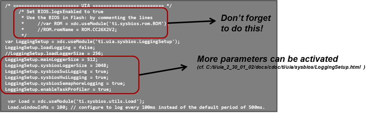 CCS/CC2640R2F: How to use Execution Analysis with simple_peripheral project? - Code Composer ...