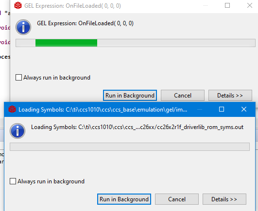 CCS/LAUNCHXL-CC1352R1: GEL Expressions during debugger loading. - Code Composer Studio forum ...