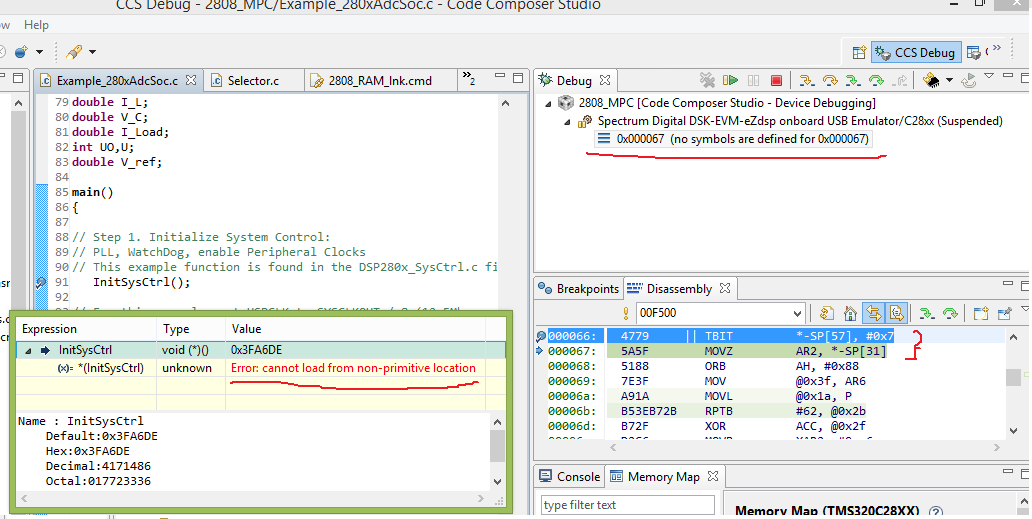 Can t Find A Source File At tmp TI MKLIBXHHo2F SRC memory c And No 