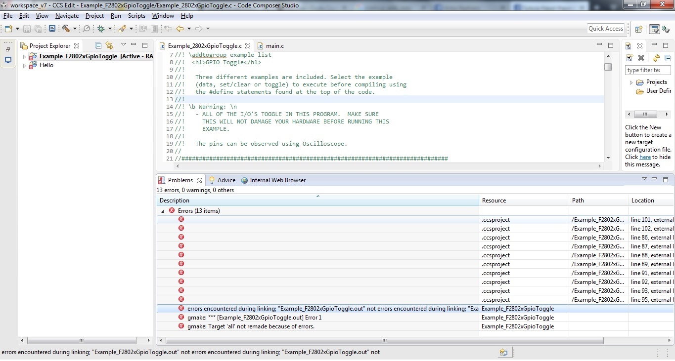 CCS: Errors during compilation in CCS. - Code Composer Studio forum - Code Composer Studio™︎ ...
