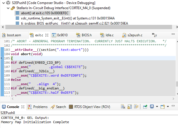CCS/TM4C1294NCPDT: Dedug using TM4C1294XL Evaluation Kit TI-RTO's - Code Composer Studio forum ...