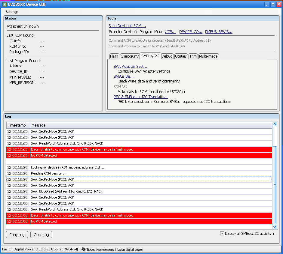 CCS/UCD3138HSFBEVM-029: XDS200 with UCD3138HSFBEVM-029. - Code Composer Studio forum - Code ...