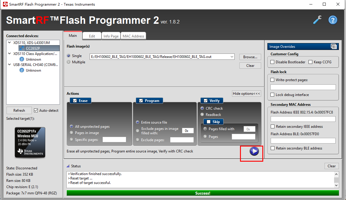 CCS/CC2652P: How to use CCS to quickly reset CC2652P? - Code Composer ...