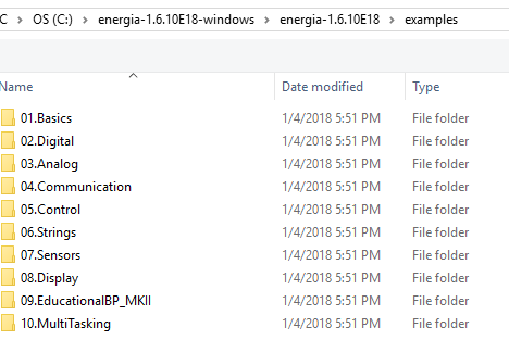CCS: Importing All Energia Projects into CCS - Code Composer Studio forum - Code Composer Studio ...