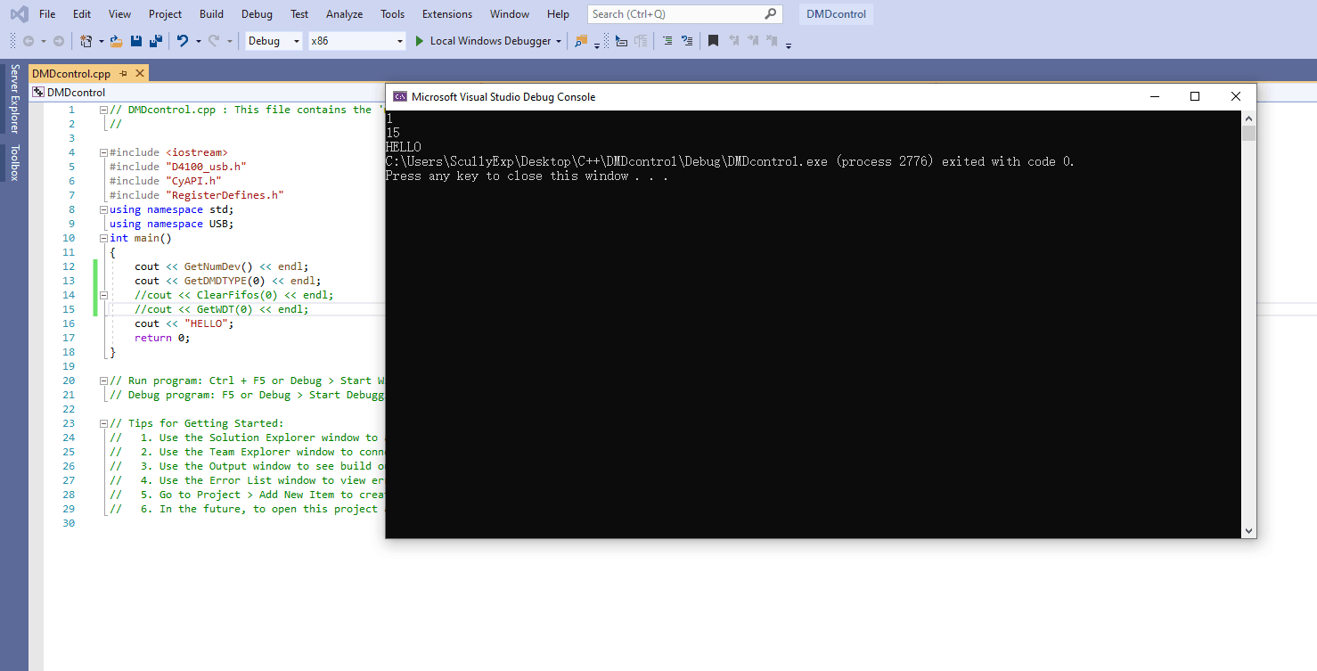 Compiler: DLP® DiscoveryTM 4100 Development Platform, DMD, Discovery D4100 Explorer - Code ...