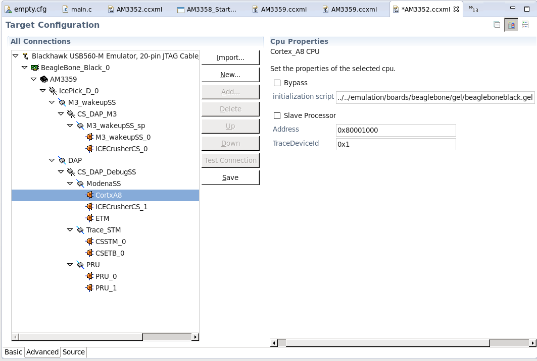 JTAG Connection Problem with MYIR Development Board - Code Composer ...