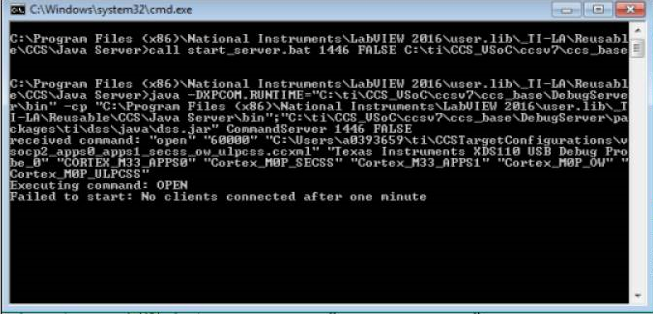 CCS: Failure message seen during First time connection - Code Composer Studio forum - Code ...