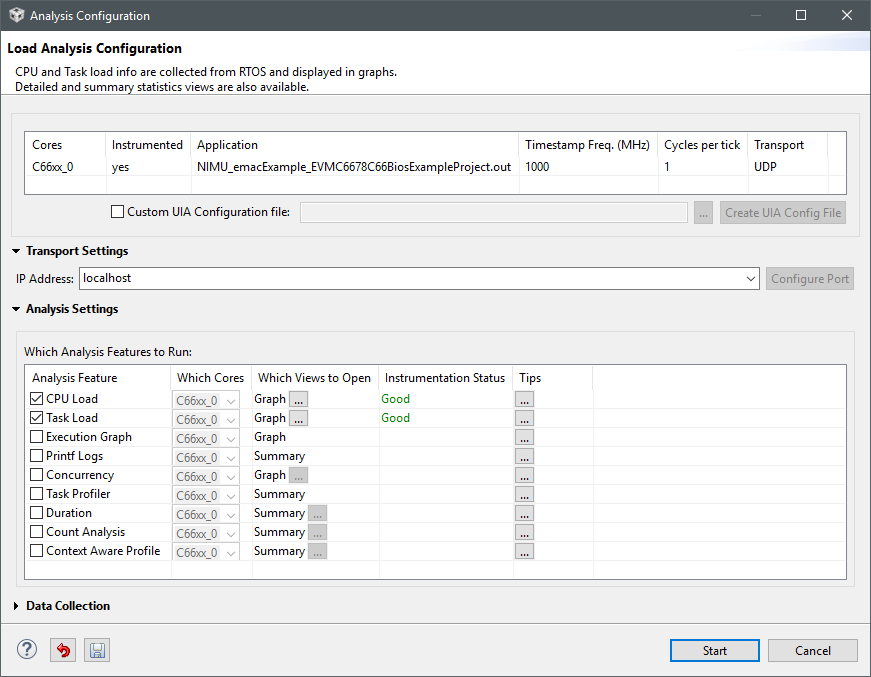 Ccstms320c6678 Rtos Analyzer Only Run First Time Code Composer