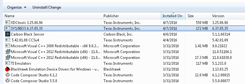 I have installed SYS BIOS .But cannot find the SYS/BIOS in project template. - Code Composer ...