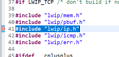 CCS/RM57L843: LwIP demo example build issues error " cannot open source file "lwip/ip.h ...