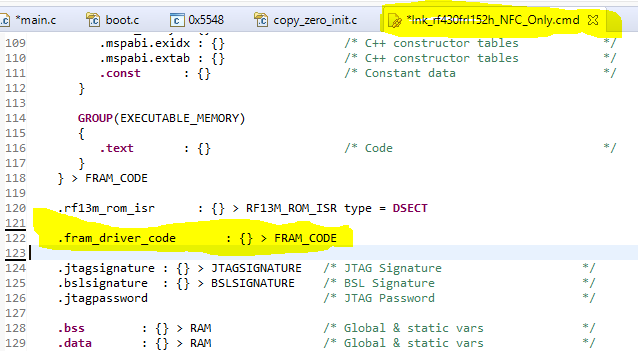 CCS/RF430FRL152H: How to use the phone NFC sensing to wake the ...
