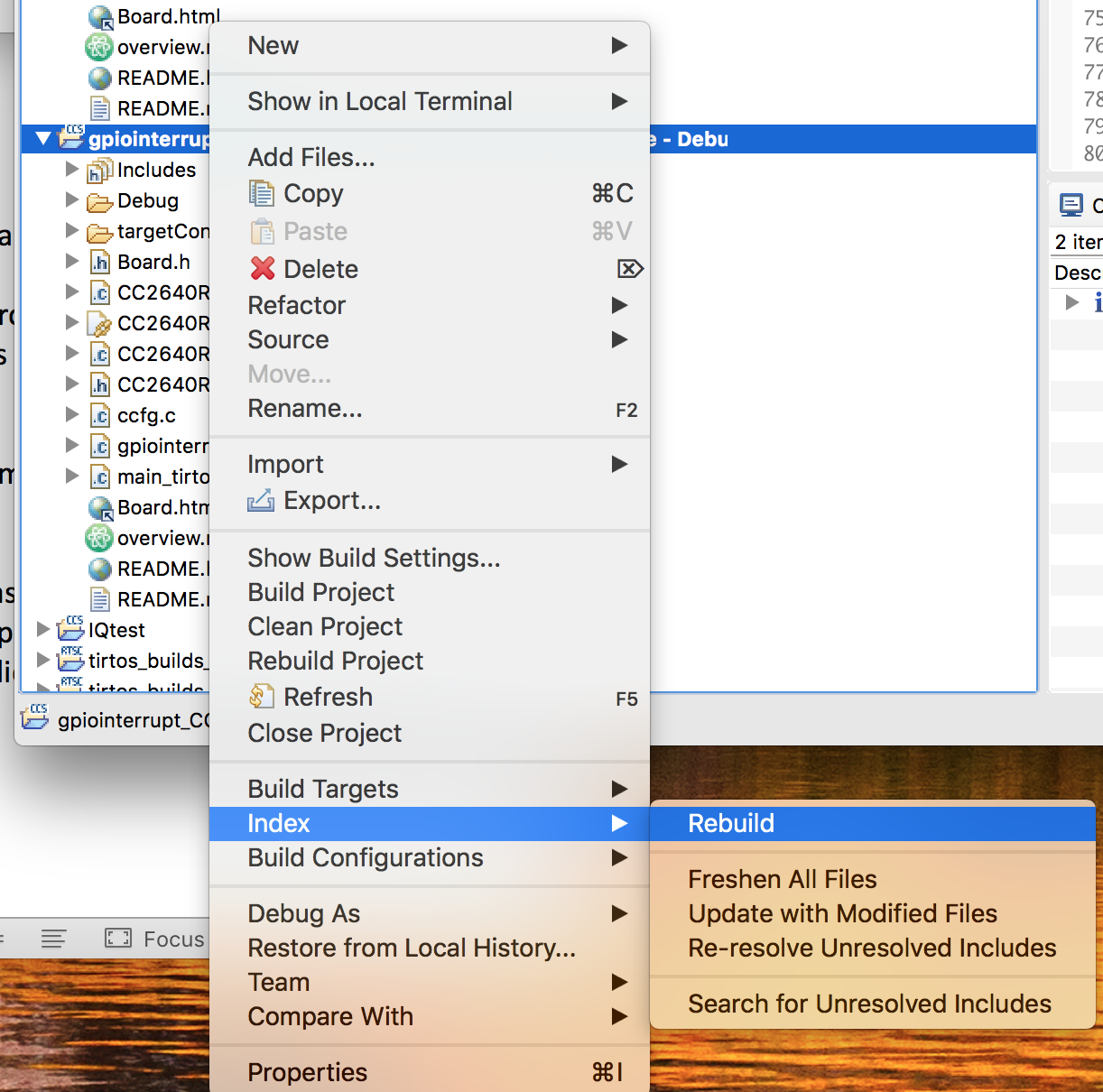 Ccslaunchxl Cc2640r2 Ccs Auto Complete And Intellisense And Alternate Ide Code Composer