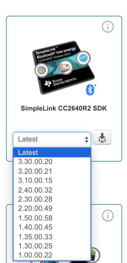 CCS/CC2640R2F: Old SDK is not listed on Resource Explorer - Code Composer Studio forum - Code ...