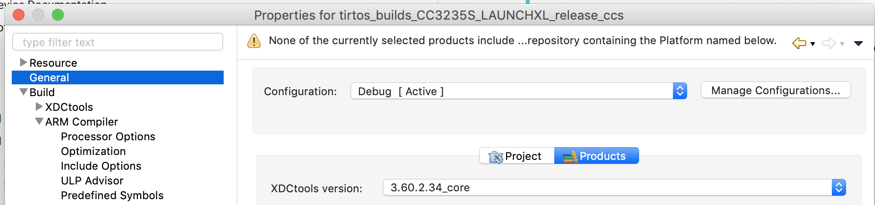 CCS/EK-TM4C123GXL: XDCtools - Code Composer Studio forum - Code Composer Studio™︎ - TI E2E ...