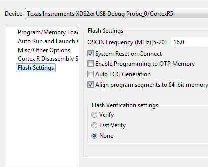 CCS/TMS570LC4357: CortexR5: File Loader: Memory write failed: Algorithm indicated it failed to ...