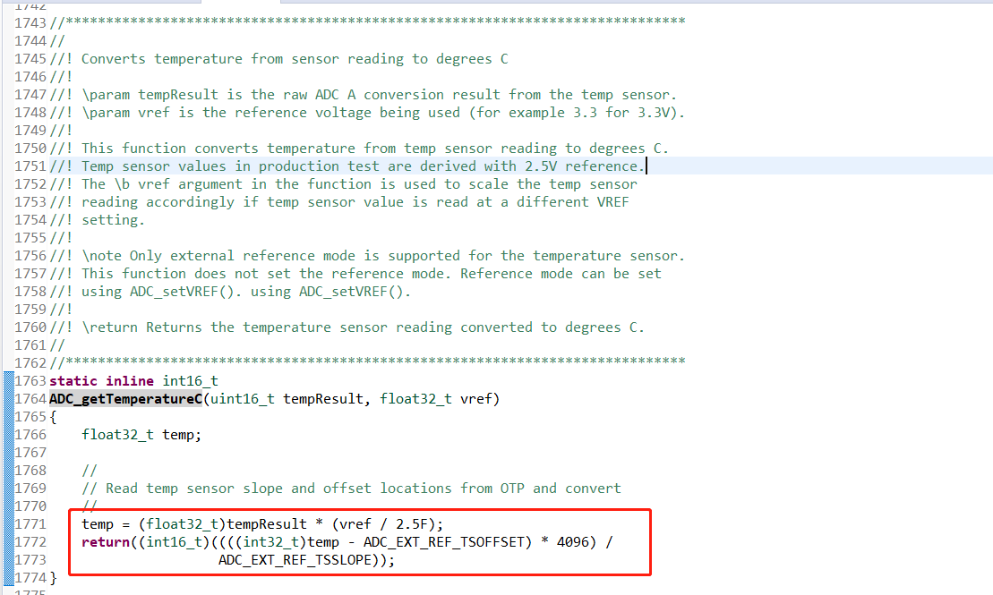 Compiler: How to sample the TMS320F280049M 's temperature? - Code Composer Studio forum - Code ...