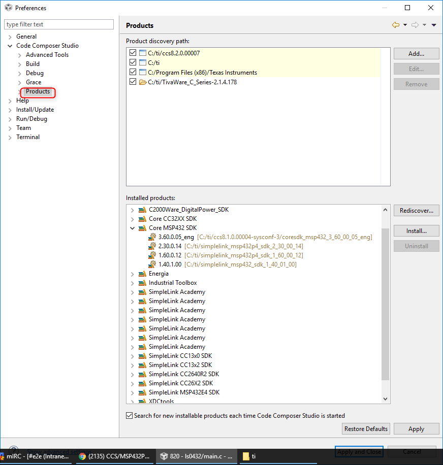 CCS/MSP432P401R: Including SimpleLink Directory, Where are CCS_BASE_ROOT & PROJECT_ROOT defined ...