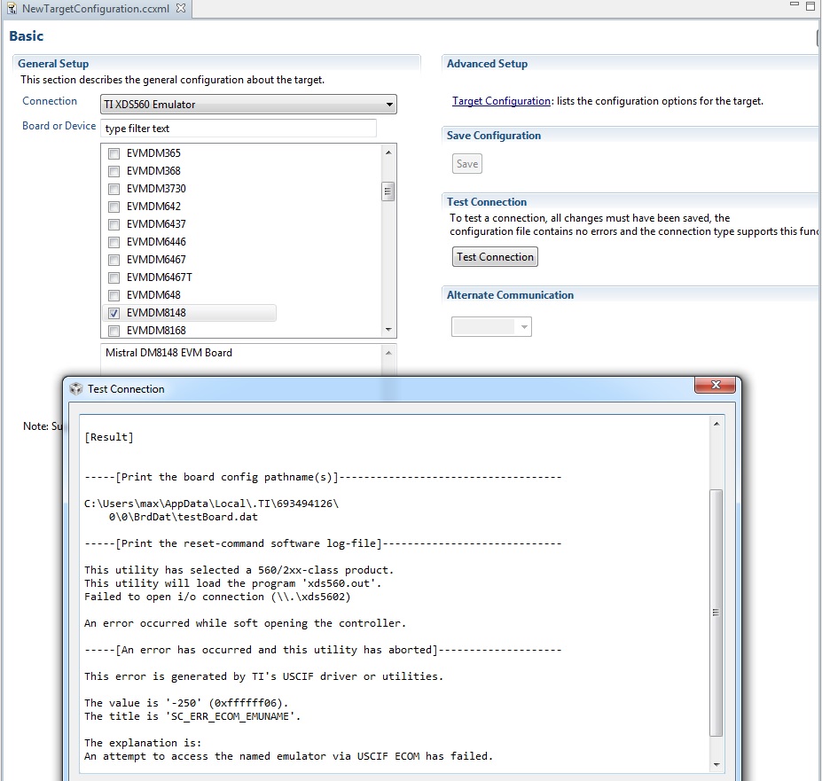 CCS v5.5 don't see jtag debugger seed-xds560v2 - Code Composer Studio forum - Code Composer ...
