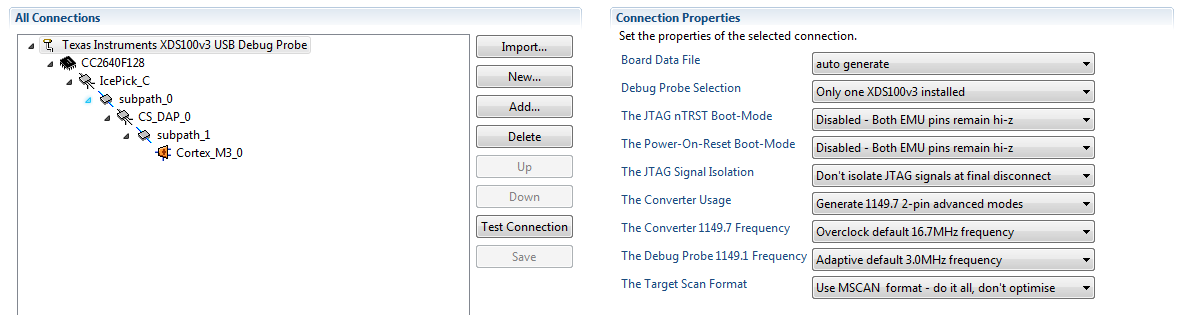 How to build the router subpath for JTAG daisy chain - Code Composer Studio forum - Code ...
