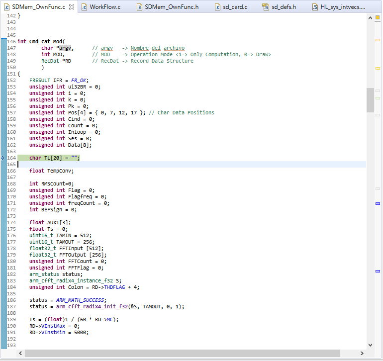 CCS/LAUNCHXL2-RM57L: Stop in dataentry due to local string definition ...