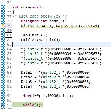 TMS570LC4357: EMIF interface with Asynchronous nvSRAM CYB104NA - Arm-based microcontrollers ...