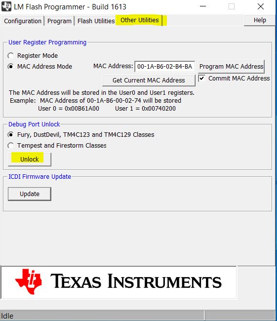 TM4C1294KCPDT: CORTEX_M4_0: Flash Programmer: Error during Blank Check ...